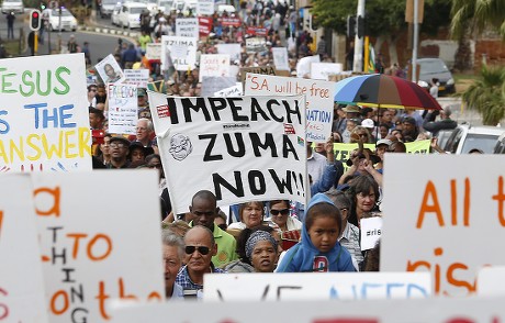 South Africa Zuma Must Fall Protest - Apr 2016 Stock Pictures ...