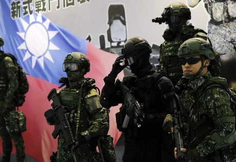 Taiwanese Military Officers Wear Battle Suits Editorial Stock Photo ...