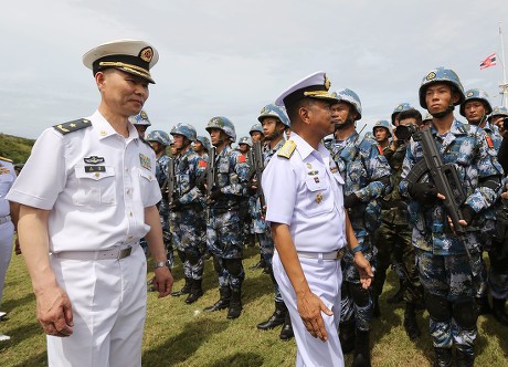 Chinese Marine Corps Perform During Opening Editorial Stock Photo ...