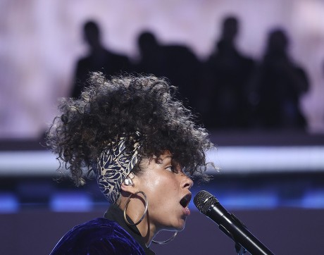 Us Musician Alicia Keys Performs On Editorial Stock Photo - Stock Image ...