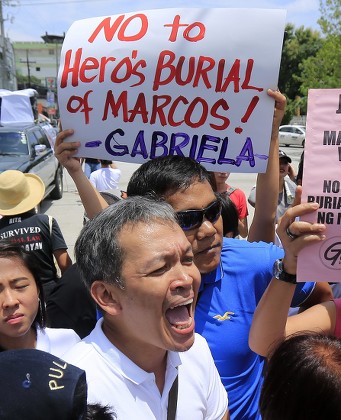 Filipino Protestor Shouts Slogans During Protest Editorial Stock Photo ...