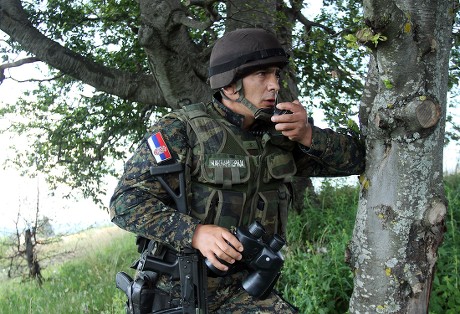 Members Army Serbia Members Special Police Editorial Stock Photo ...