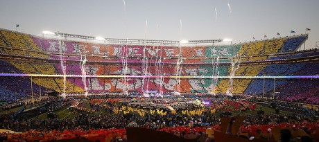Coldplay Beyonce Bruno Mars Perform During Editorial Stock Photo ...