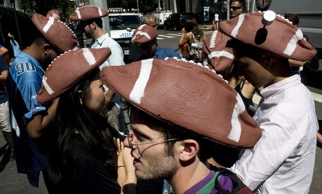 People Hats That Look Like Deflated Editorial Stock Photo - Stock Image ...