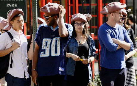 People Hats That Look Like Deflated Editorial Stock Photo - Stock Image ...