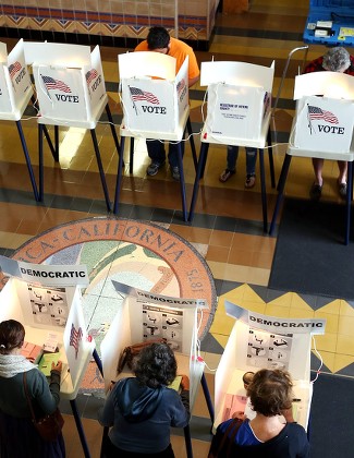Wesley Gann Votes California Primary His Editorial Stock Photo - Stock ...