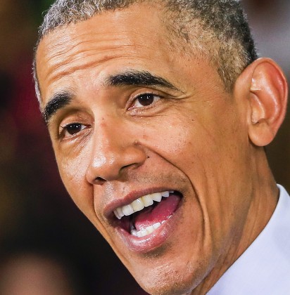 Us President Barack Obama Speaks On Editorial Stock Photo - Stock Image ...