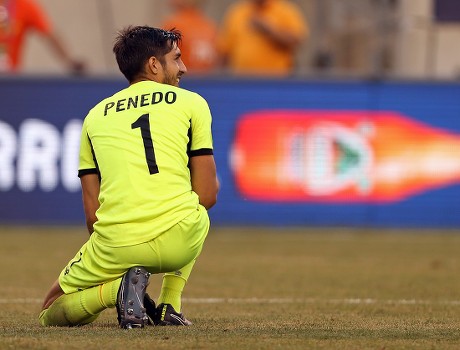 Panamas Goalkeeper Jaime Penedo Celebrates After Editorial Stock Photo ...
