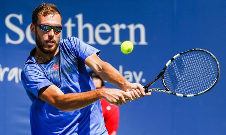 Jerzy Janowicz Poland Hits Return Shot Editorial Stock Photo - Stock ...