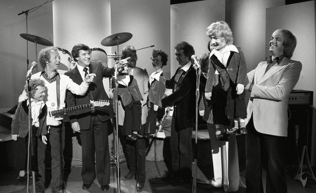Tv Host Russell Harty Chats Band Editorial Stock Photo - Stock Image ...