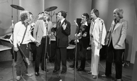 Tv Host Russell Harty Chats Band Editorial Stock Photo - Stock Image ...