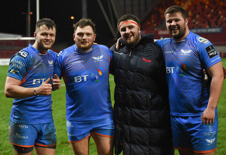 Scarlets Players Left Steffan Evans Luke Editorial Stock Photo - Stock ...