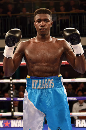 Lerrone Richards Blue Shorts Defeats Atilla Editorial Stock Photo - Stock Image | Shutterstock