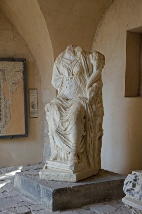 Statue Tyche Umm Qays Museum Gadaraumm Editorial Stock Photo - Stock ...