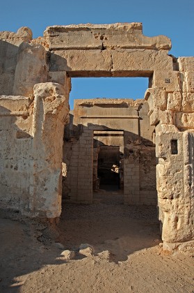 Ruins Temple Oracle Amun 6c Bc Editorial Stock Photo - Stock Image ...