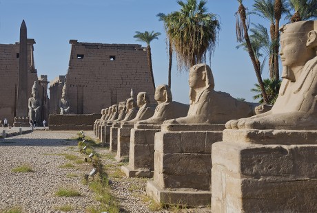 Egypt Thebes Luxor Temple Dedicated Theban Editorial Stock Photo ...