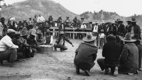 Hand Game Cheyennes Versus Crows Cheyenne Editorial Stock Photo - Stock ...