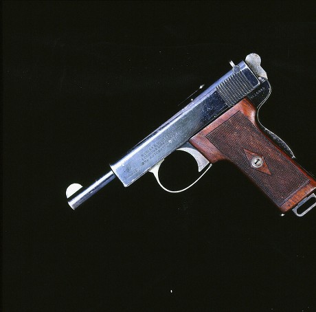 Webley Scott 9mm Automatic Pistol Editorial Stock Photo - Stock Image ...