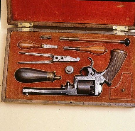 Cased Double Trigger Tranter Revolver By Editorial Stock Photo - Stock ...
