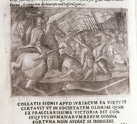 Battle Ivry 1590 Engraving Life Henry Editorial Stock Photo - Stock ...