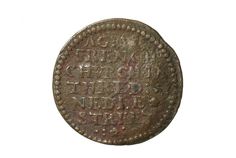 Copper Trade Token Stonyers Coffee House Editorial Stock Photo - Stock ...