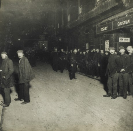 Homeless Men Probably East End Entering Editorial Stock Photo - Stock ...