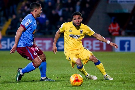 Afc Wimbledon Forward Andy Barcham 17 Editorial Stock Photo - Stock ...