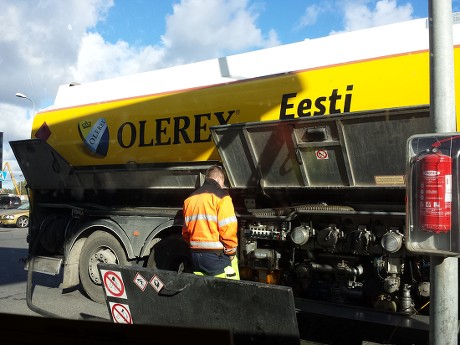 Estonian Olerex Tanker Delivers Fuel Petrol Editorial Stock Photo ...