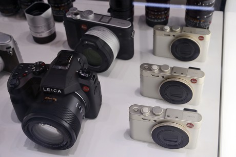 Leica Cameras On Display Leica Stand Editorial Stock Photo - Stock ...
