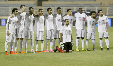 Hajer Team Pose Prior Saudi Professional Editorial Stock Photo - Stock ...