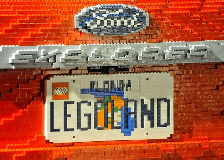 Lego License Plate Attached Full Sized Editorial Stock Photo - Stock ...