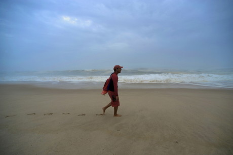 Lifeguard Steve Thompson Patrols Beach Montauk Editorial Stock Photo ...