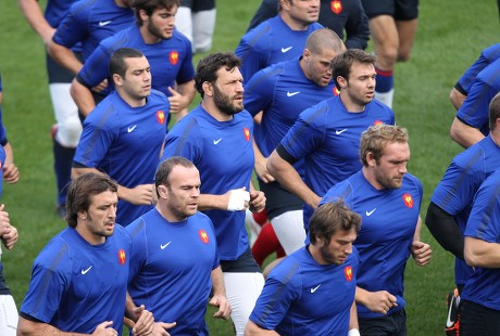 Members French Rugby Team Train Prior Editorial Stock Photo - Stock ...