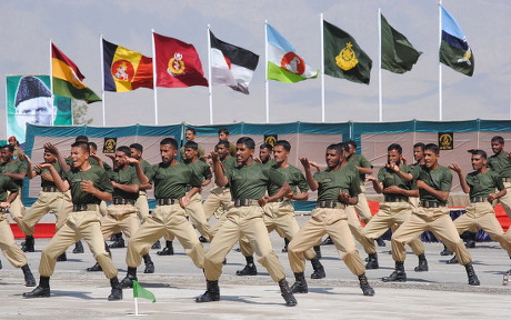 Pakistani Army Recruits Perform During Passing Editorial Stock Photo ...