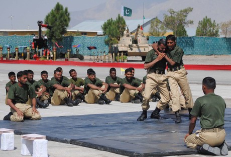 Pakistani Army Recruits Perform During Passing Editorial Stock Photo ...