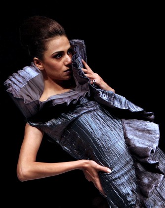 Model Presents Creation By Designer Samar Editorial Stock Photo - Stock ...