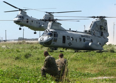 Two Uh46 Helicopters Us Marines 31st Editorial Stock Photo - Stock ...