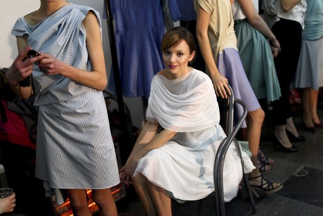Models Prepare Backstage Prior Fashion Show Editorial Stock Photo ...