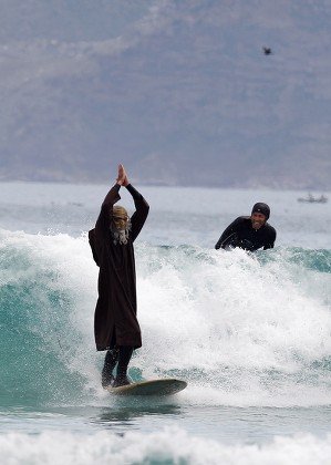 South African Surfer Michael Grendon Rides Editorial Stock Photo ...