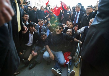 Veteran Soldiers Argue Prime Minister Tayyip Editorial Stock Photo ...