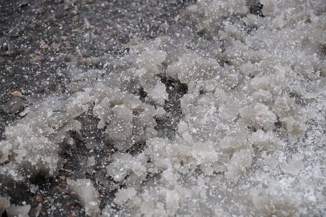 Slush Lying On Ground Editorial Stock Photo - Stock Image | Shutterstock