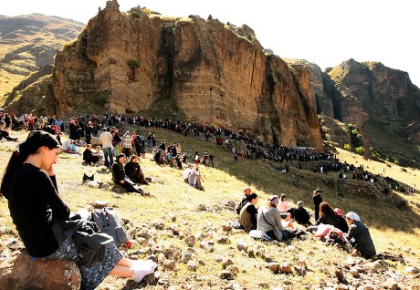 General View Shows Georgian Orthodox Believers Editorial Stock Photo ...