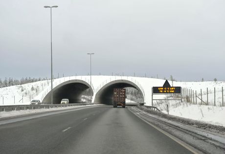 Finnish National Road 1 Motorway Between Editorial Stock Photo - Stock ...