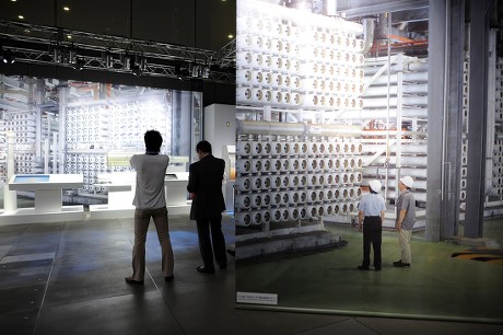 Toray Industries Employees Stand Exhibition Japanese Editorial Stock ...