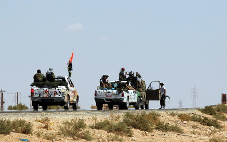 Libyan Rebels Seen Their Vehicles On Editorial Stock Photo - Stock ...