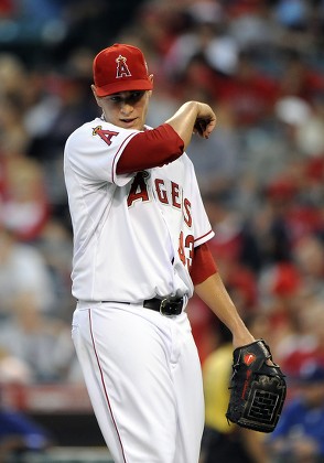 Anaheim Angels Starting Pitcher Garrett Richards Editorial Stock Photo ...