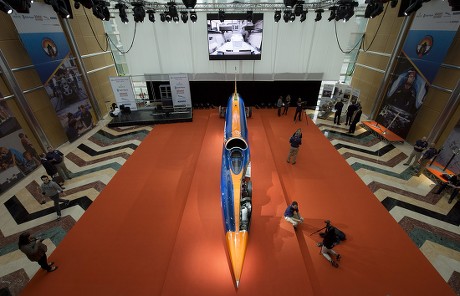 Bloodhound Ssc Car Which Unveiled During Editorial Stock Photo - Stock ...