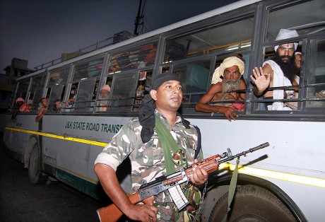 Indian Paramilitary Soldier On Duty First Editorial Stock Photo - Stock ...