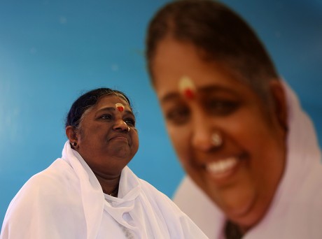 Indian Female Guru Sri Mata Amritanandamayi Editorial Stock Photo ...