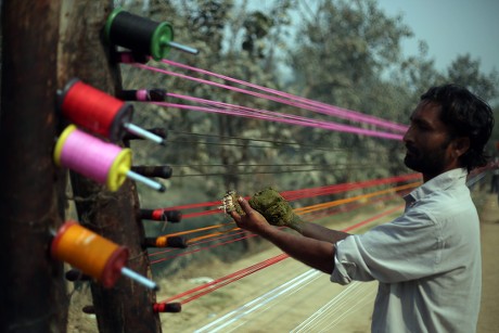 India Kite Thread Making - Jan 2016 Stock Pictures, Editorial Images ...